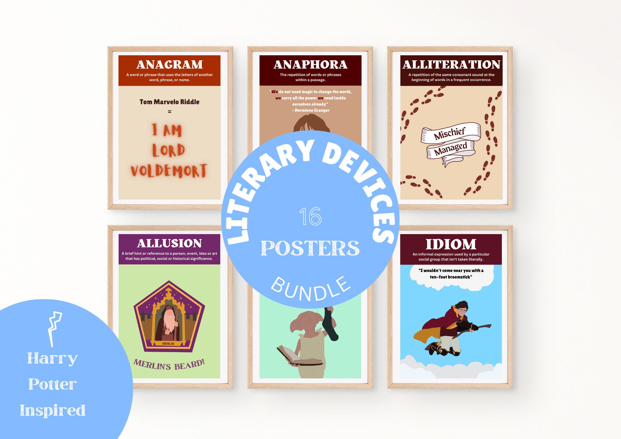 Literary Device Posters • Classroom Posters • Printable - Etsy