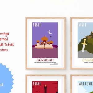 Fictional Travel Posters • Digital Print • Educational • Classroom ...