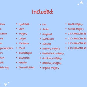 MEGA BUNDLE! 40 Wizard Literary Device Posters • Classroom Posters ...