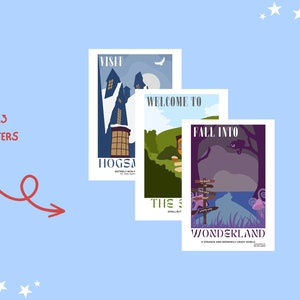 Fictional Travel Posters • Digital Print • Educational • Classroom ...