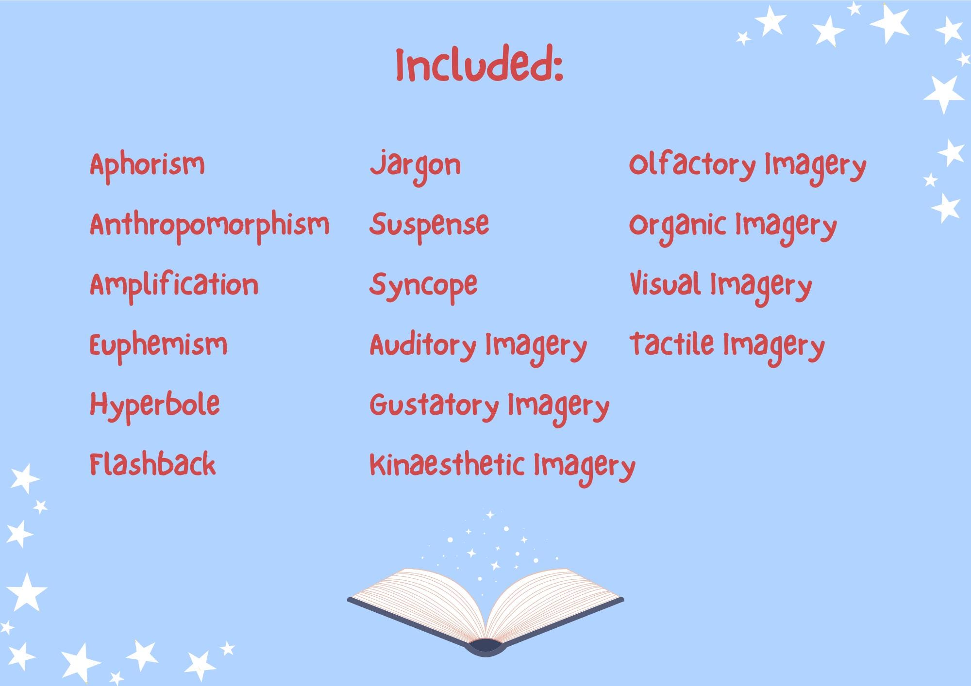 Wizard Literary Device Posters PART 2! • Classroom Posters • Printable ...