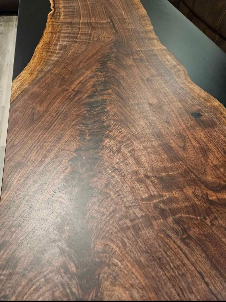 Black Walnut and Epoxy Coffee Table - Etsy