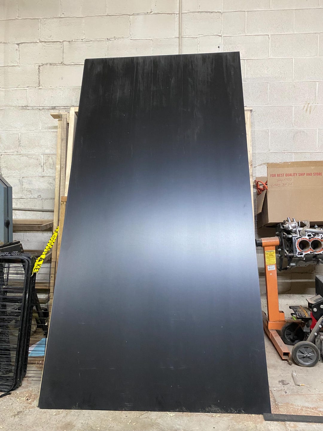 Black PVC Sheet: 4x8 Ft, 12mm Thick, Rigid Plastic Panel - Etsy