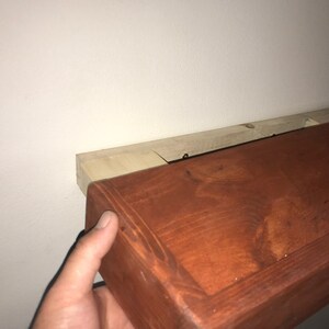 Rustic Floating Shelf Ledge Shelf Wooden Floating Shelf Floating ...