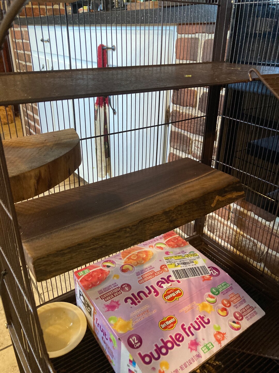 Natural Walnut Small Animal Ledges, Screw on Ledges, Natural Ledges ...