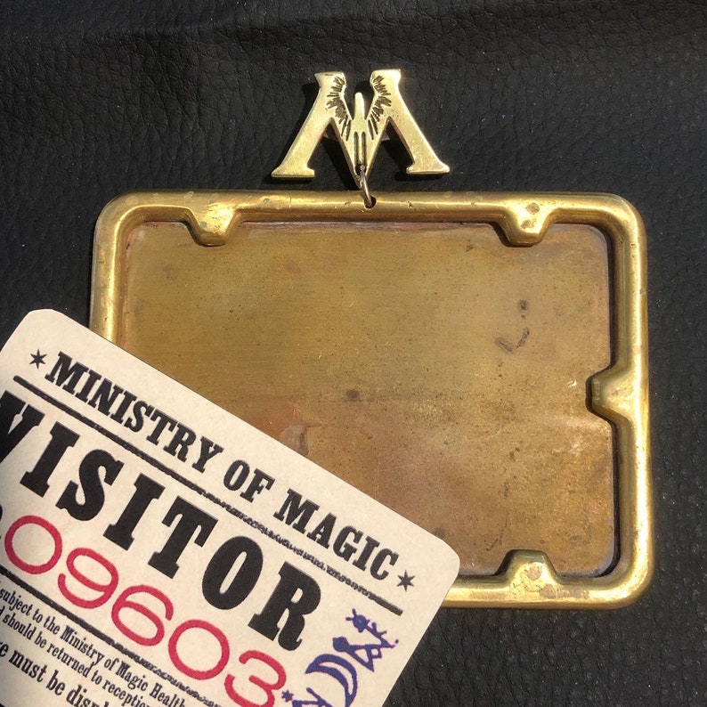 Ministry of Magic Visitor Pass - Etsy