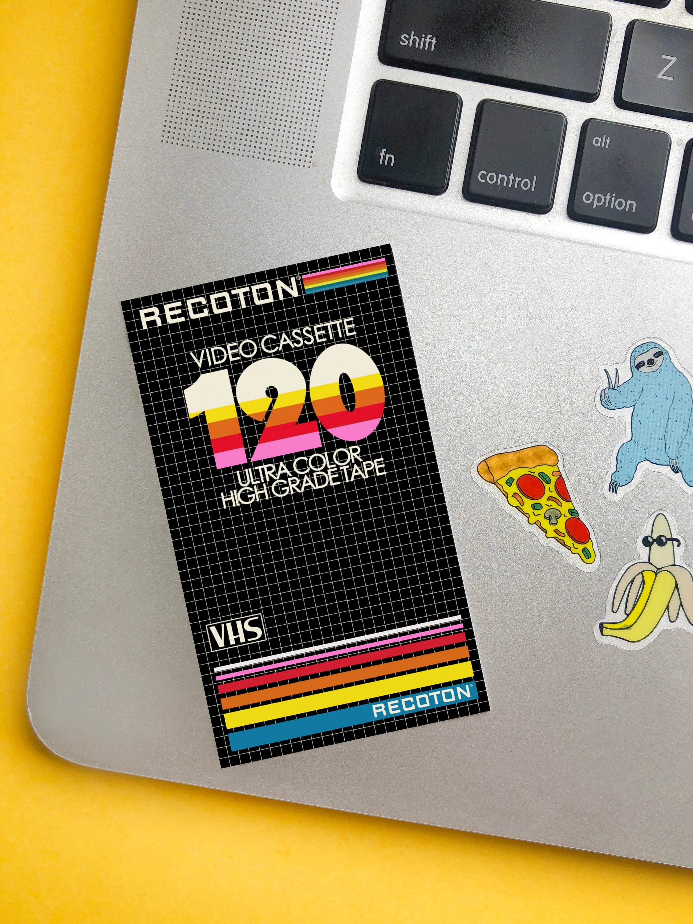 VHS Blank Tape Stickers 6 Pack Retro Stickers 90's | Etsy