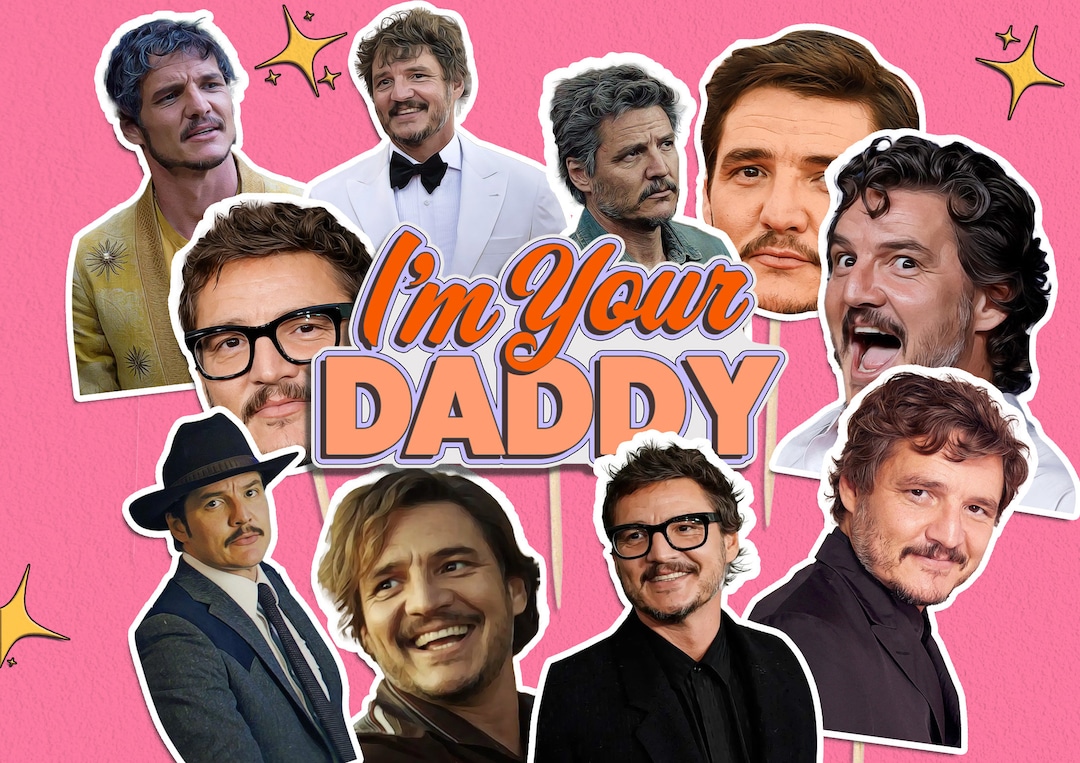 PEDRO PASCAL 10 Cupcake Toppers, Birthday Cupcake Toppers, Cupcake ... PEDRO PASCAL 10 Cupcake Toppers, Birthday Cupcake Toppers, Cupcake ...