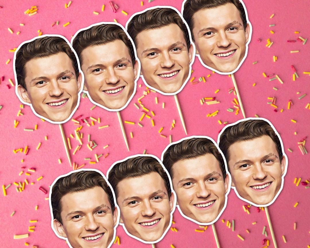 TOM HOLLAND Cupcake Toppers, Birthday Cupcake Toppers, Cupcake Toppers ...