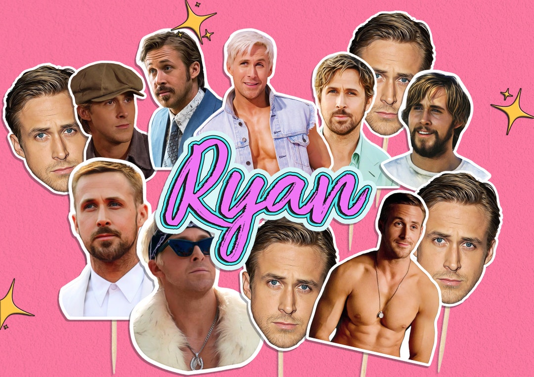 RYAN GOSLING Pack of 13 Cupcake Toppers, Birthday Cupcake Toppers ...