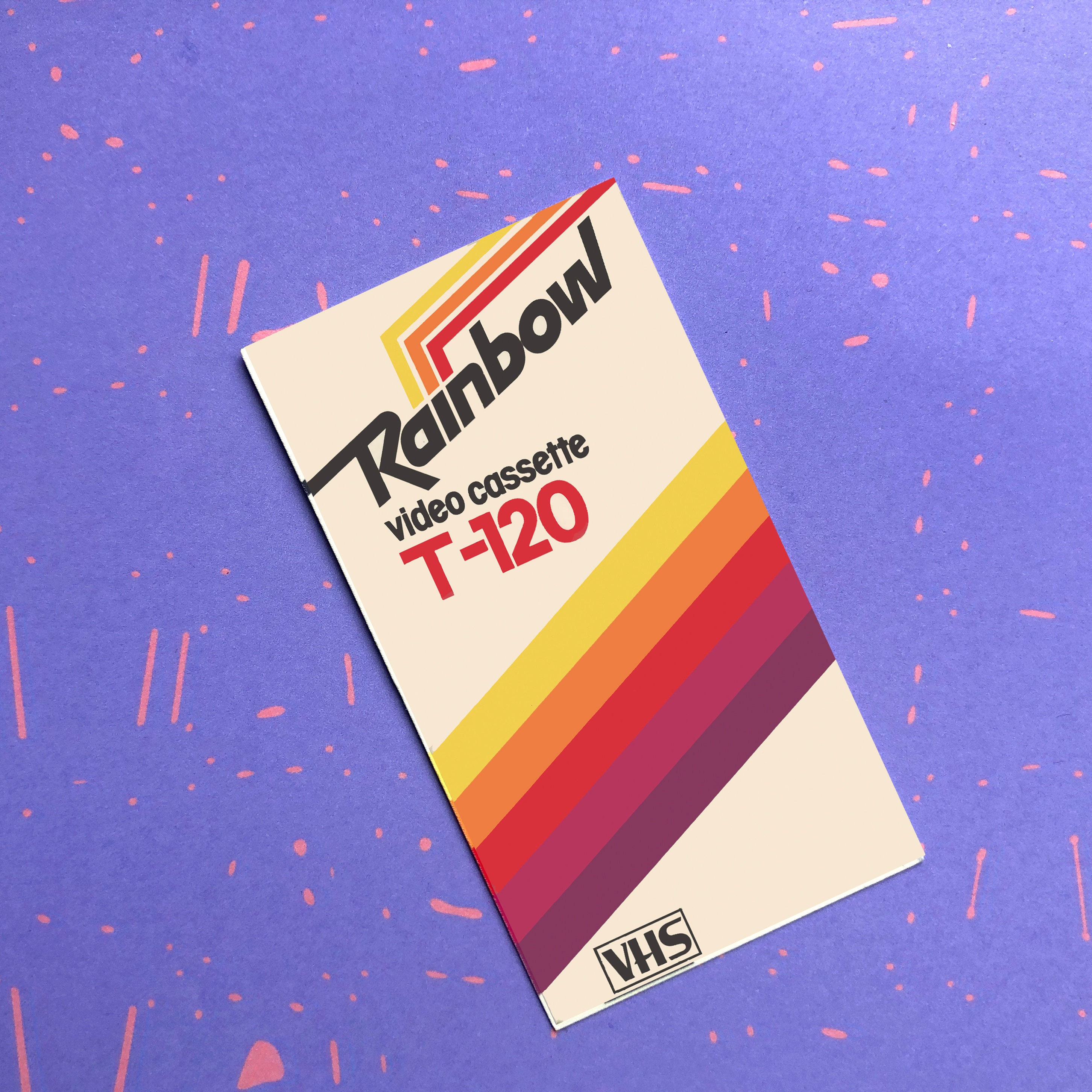 VHS Blank Tape Stickers 6 Pack Retro Stickers 90's | Etsy