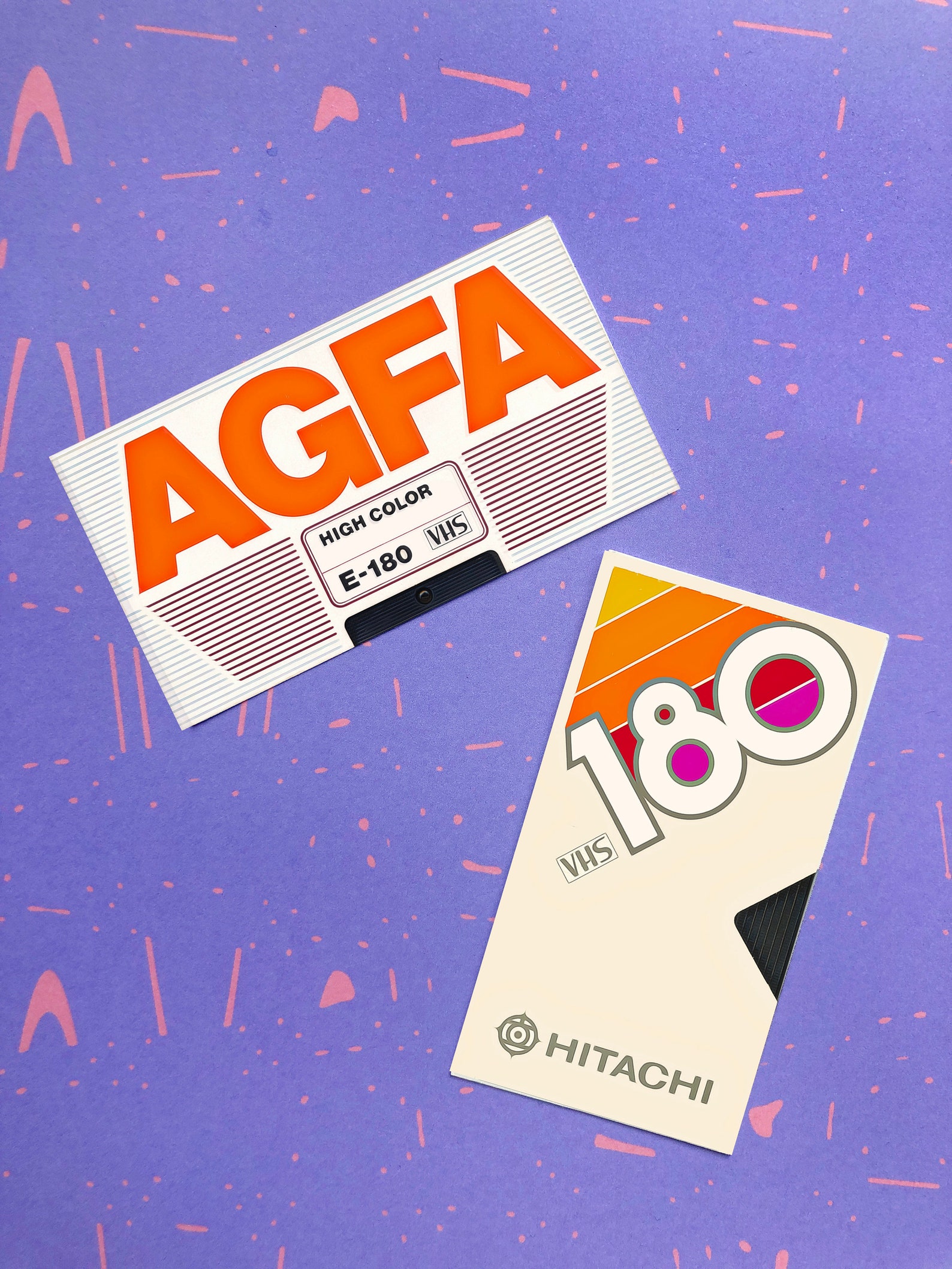 VHS Blank Tape Stickers 6 Pack Retro Stickers 90's | Etsy