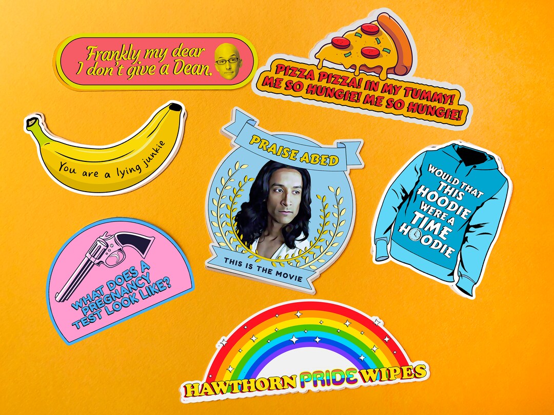 Community Stickers, TV Stickers, Ironic Sticker, Laptop Sticker - Etsy
