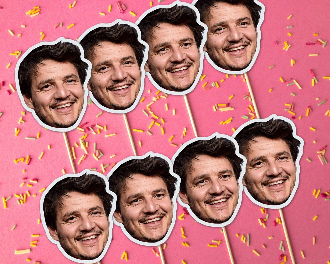PEDRO PASCAL Cupcake Toppers, Birthday Cupcake Toppers, Cupcake Toppers ...
