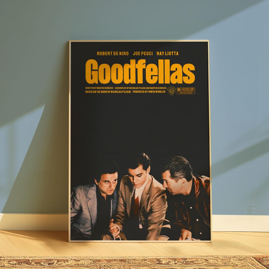 Goodfellas Alternative Film Movie Poster - Etsy