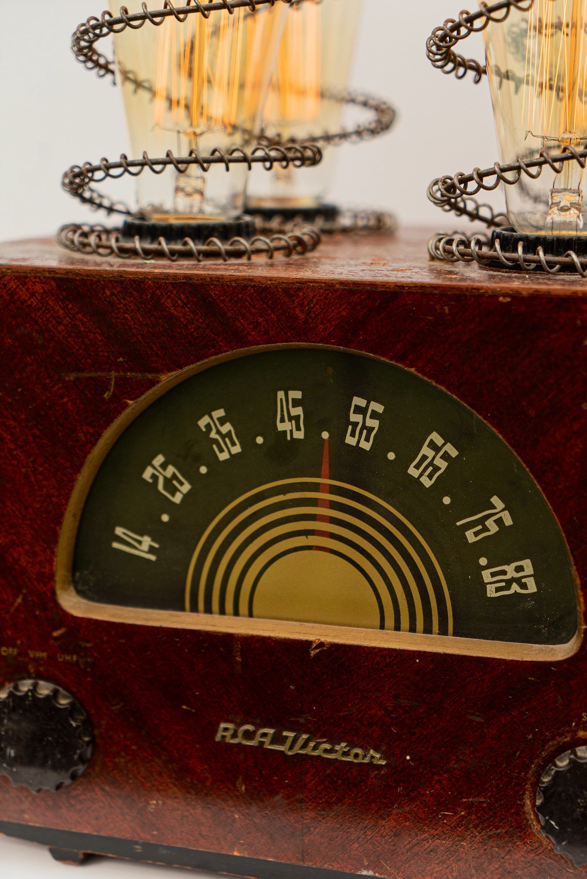 Vintage Radio Table Lamp - Etsy