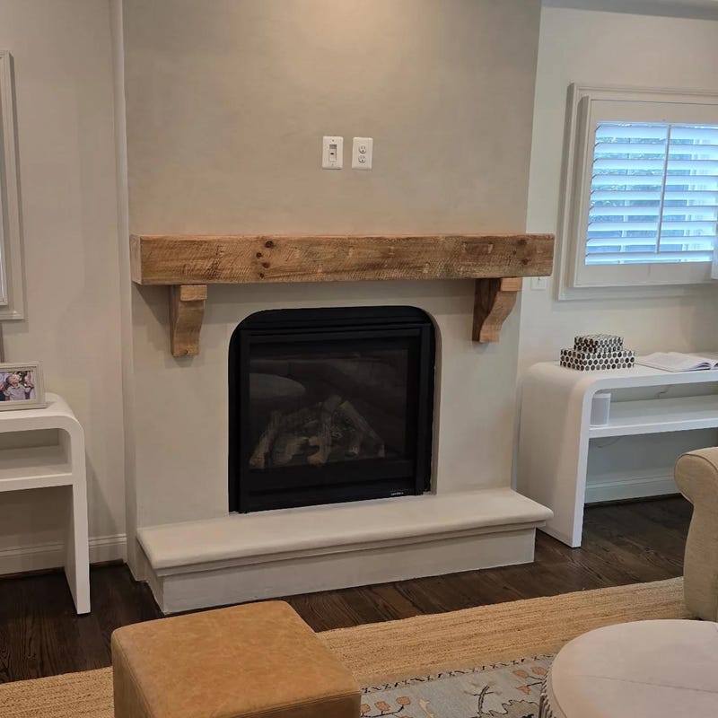 Wood Mantel - Etsy