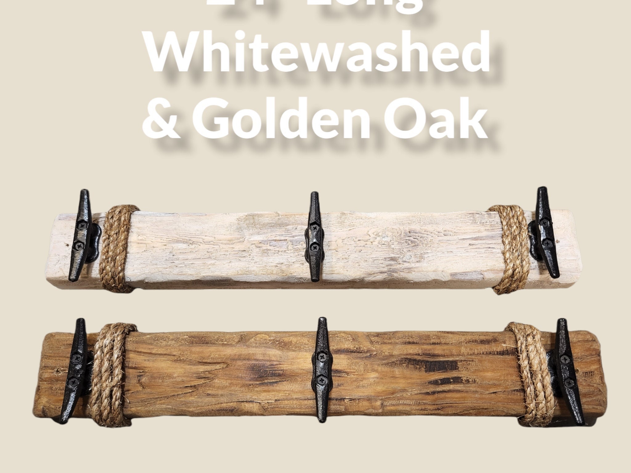 Nautical Boat Cleat Coat Rack wood Plank Rack With Metal - Etsy