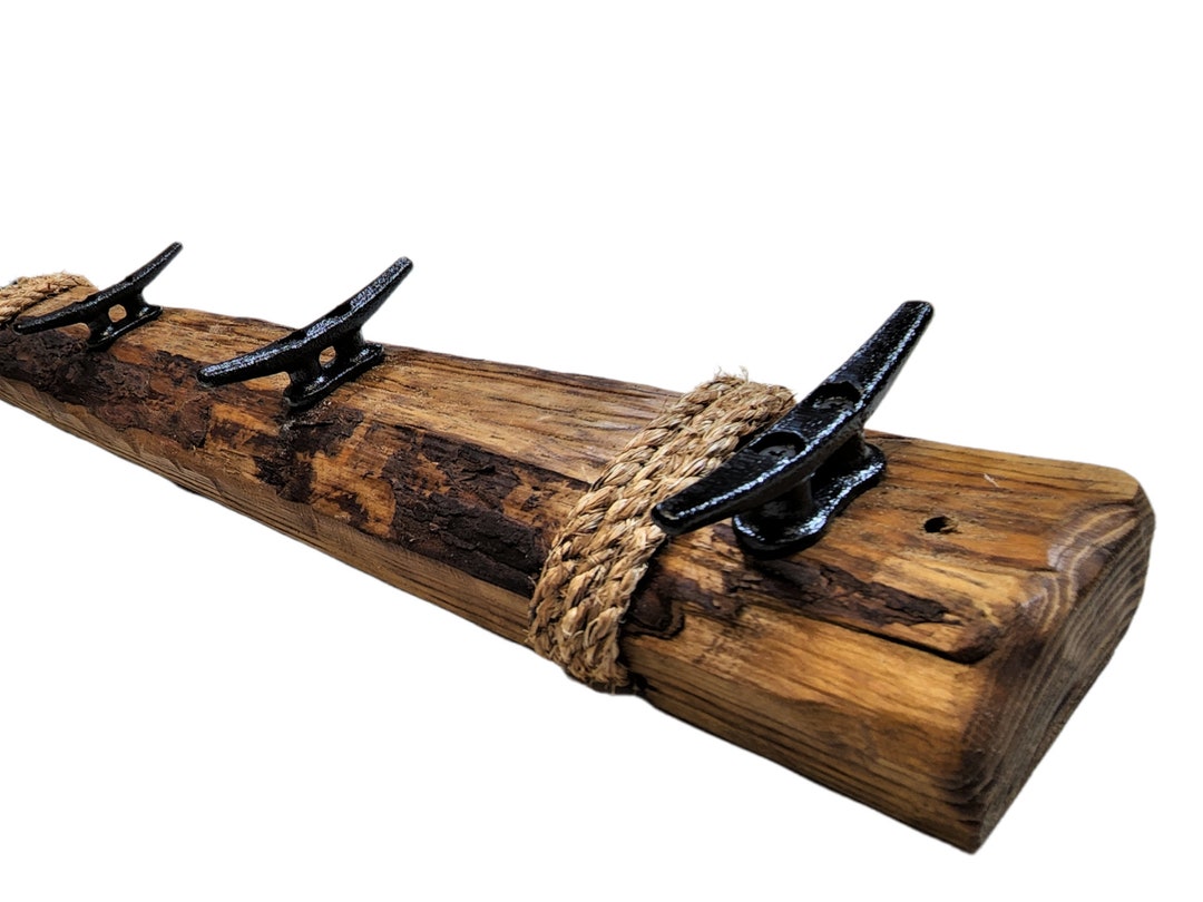 Choose Color & Size Boat Cleat Wall Hooks Distressed Wood - Etsy