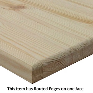 DIY Unstained Unfinished Farmhouse Style Solid Pine Wood Table ...