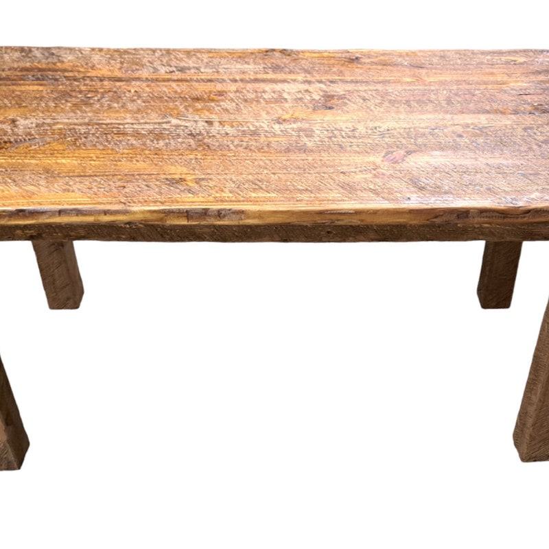 Rustic Wood Dining Table - Etsy