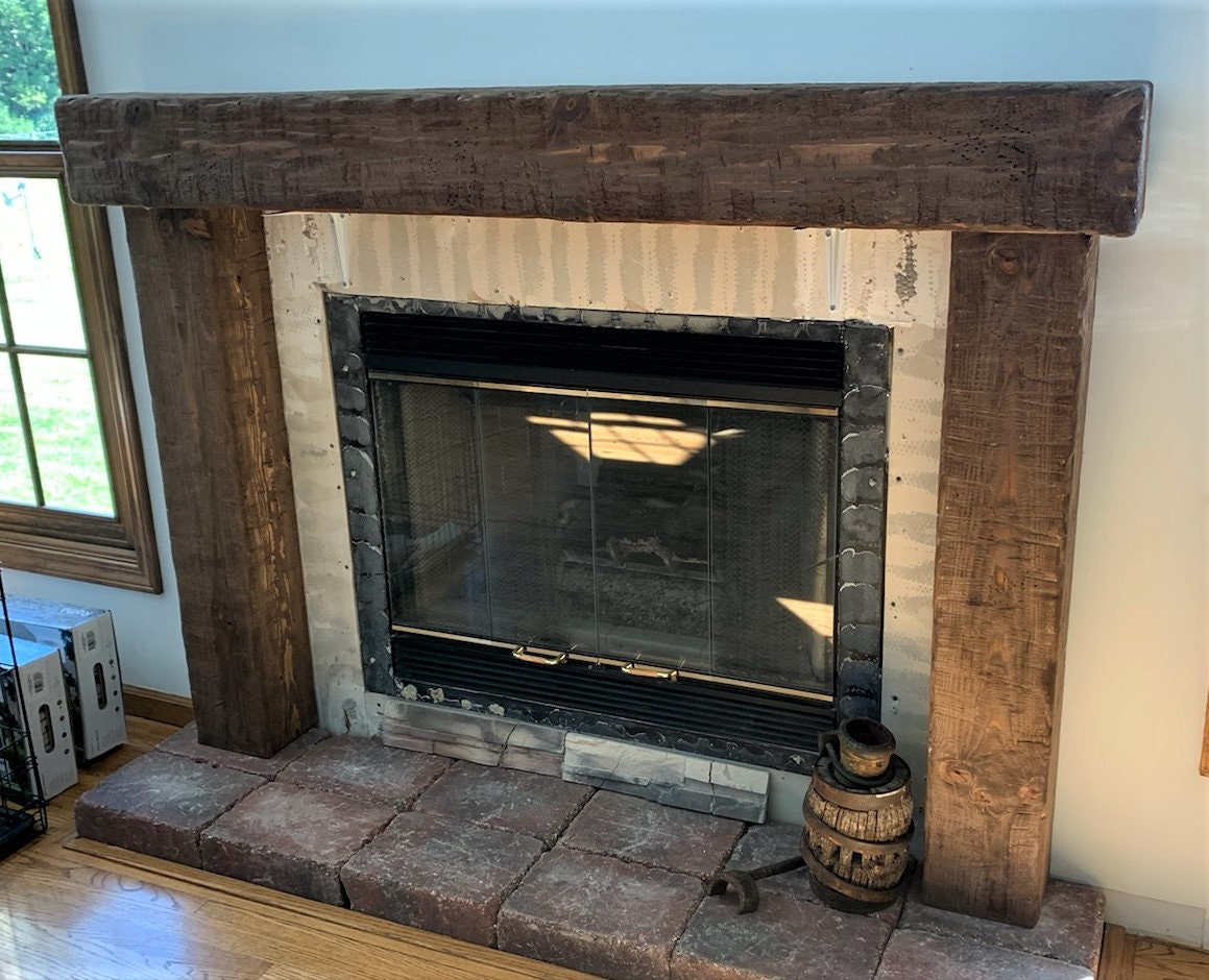 Fireplace Surround Mantels Custom Made to Your Size and Color With a ...