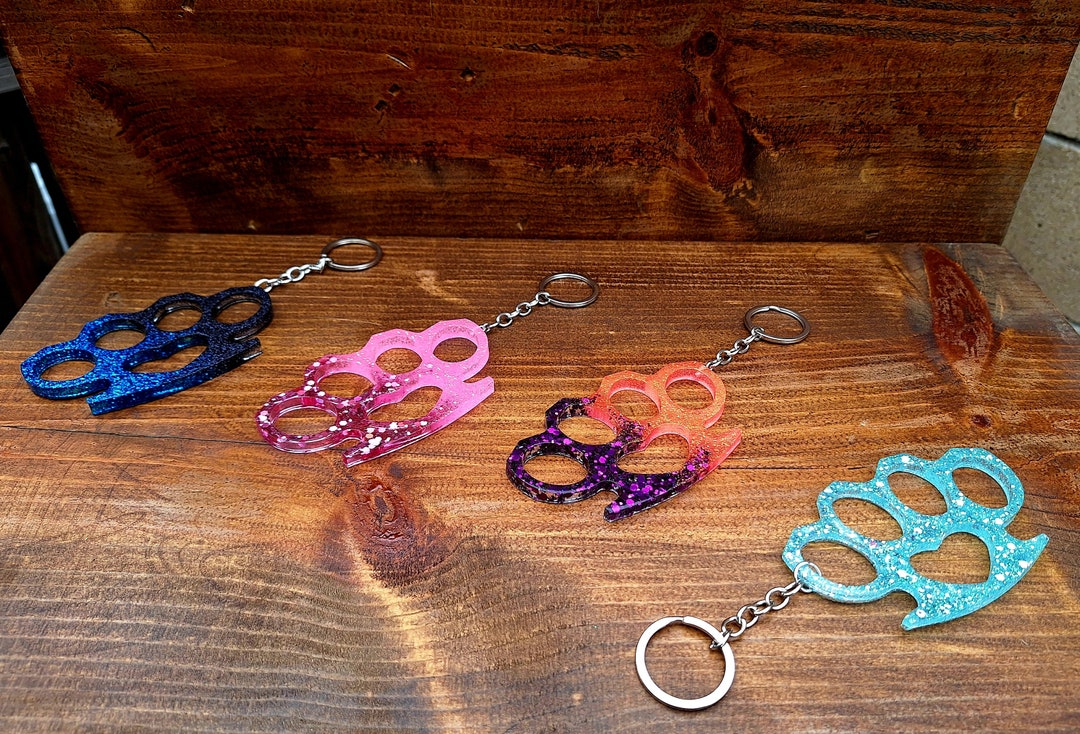 Round Framed Ring Decorative Resin Keychains - Etsy