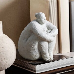 Concrete Table Decor Abstract Fat Lady Nordic Creative Woman Ornamen ...