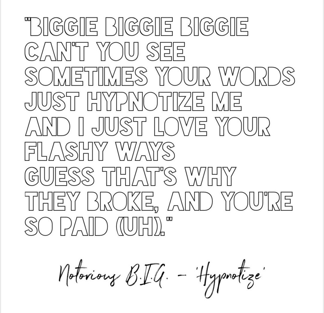 Notorious B I G Hypnotize Lyric Digital Print Digital Etsy notorious-b-i-g-hypnotize-lyric-digital-print-digital-etsy