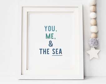 Me and the Sea | Etsy