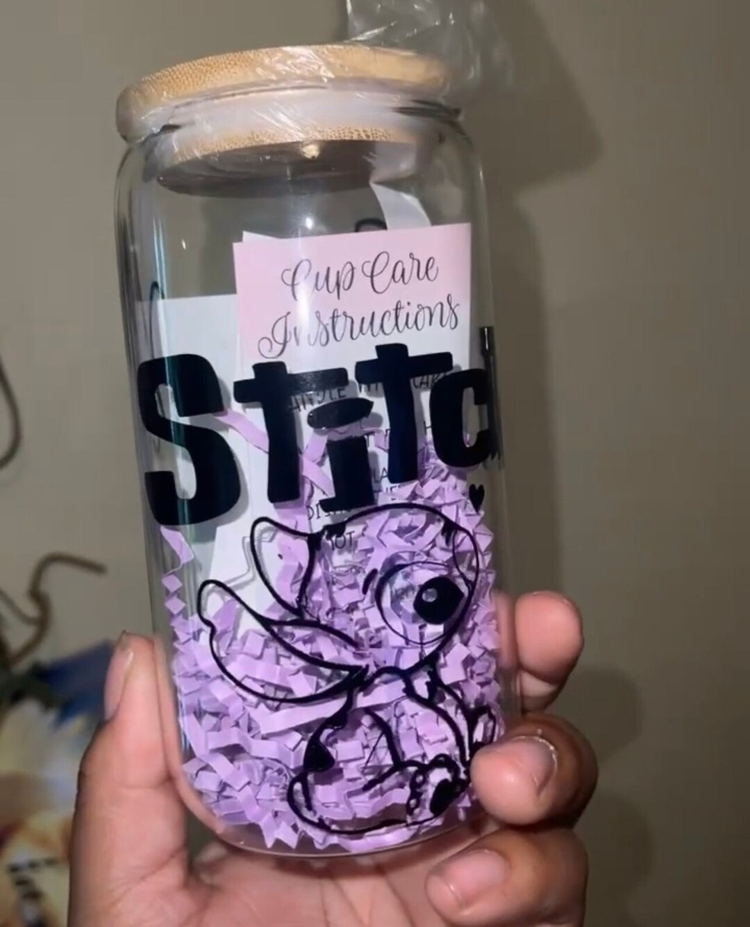 Personalized Libbey Glass Tumbler Cup, Custom Iced Coffee Glass Can ...