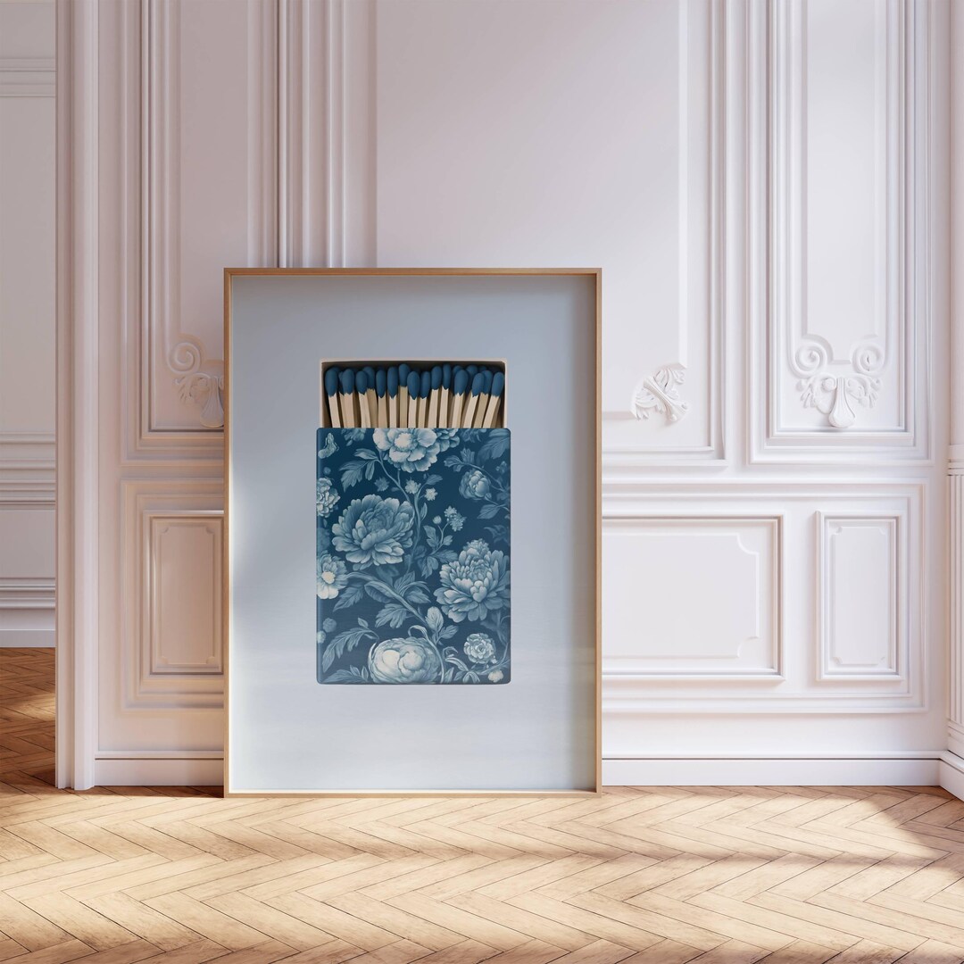 Chinoiserie Matchbox Print - Digital Download Printable, Trendy ...