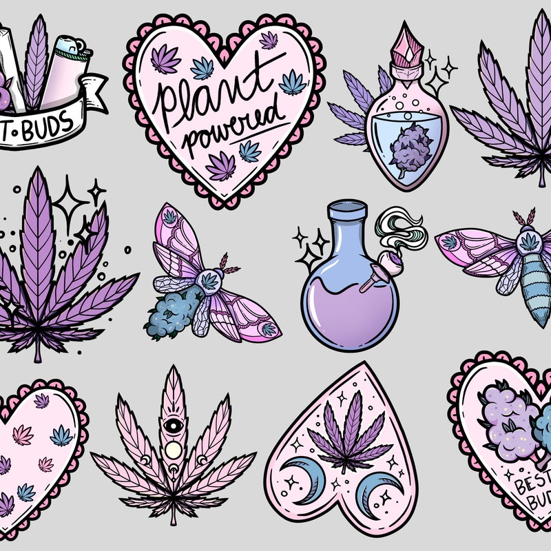 Stoner Stickers - Etsy
