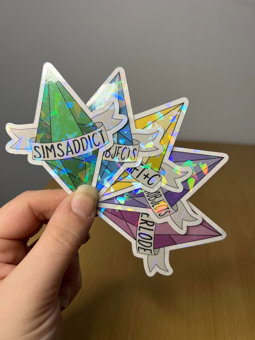 The Sims Cheat Sparkly Stickers / Gaming Decor / Scrapbooking / Die Cut ...