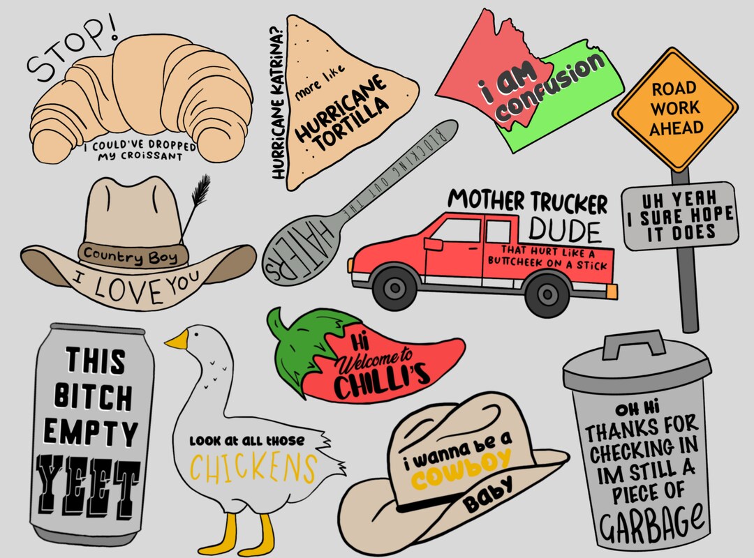 Old School Vines Sticker Pack / Vine / Funny Meme / Tiktok / Die Cut ...