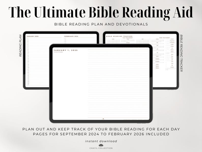 Ultimate Digital Bible Study Notebook 2025 Daily Devotional Sermon ...
