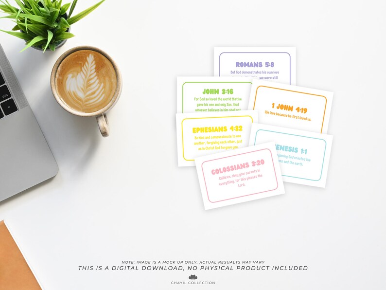 Printable Bible Memory Verse Flash Cards Christian Homeschooling ...