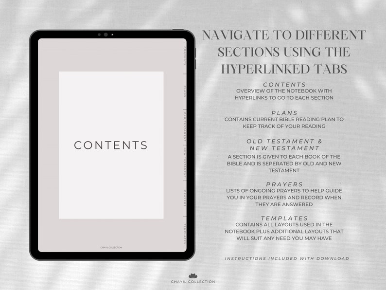 Bible Study Digital Notebook Devotional Journal Prayer Journal Quiet ...