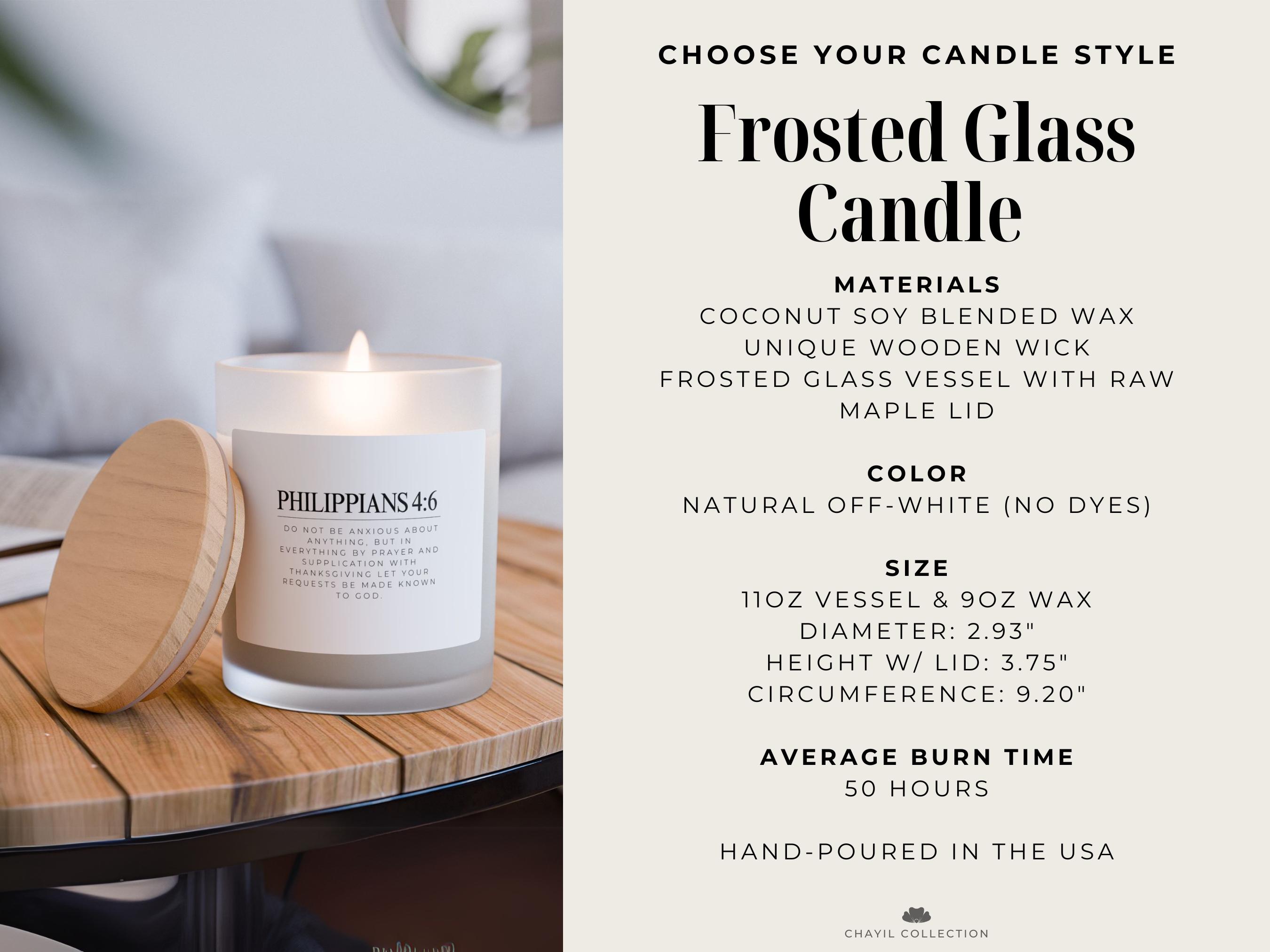 Personalized Scented Candle With Bible Verse for Bible Study, Prayer ...