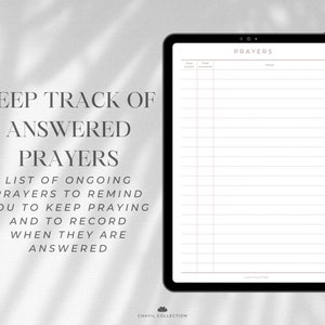 Bible Study Digital Notebook Devotional Journal Prayer Journal Quiet ...