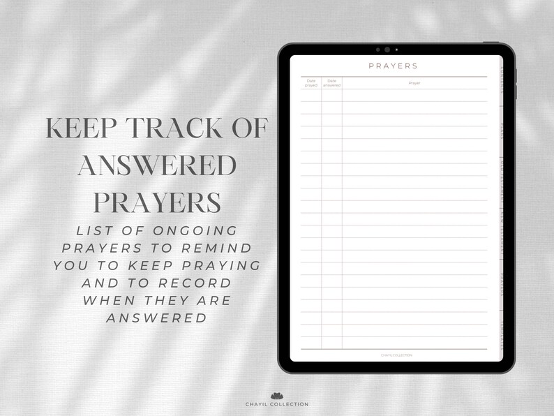 Bible Study Digital Notebook Devotional Journal Prayer Journal Quiet ...