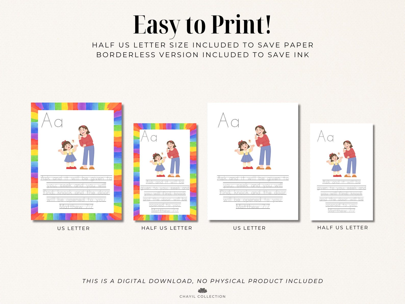 Alphabet Bible Memory Verse Handwriting Practice Sheets | Sunday School ...