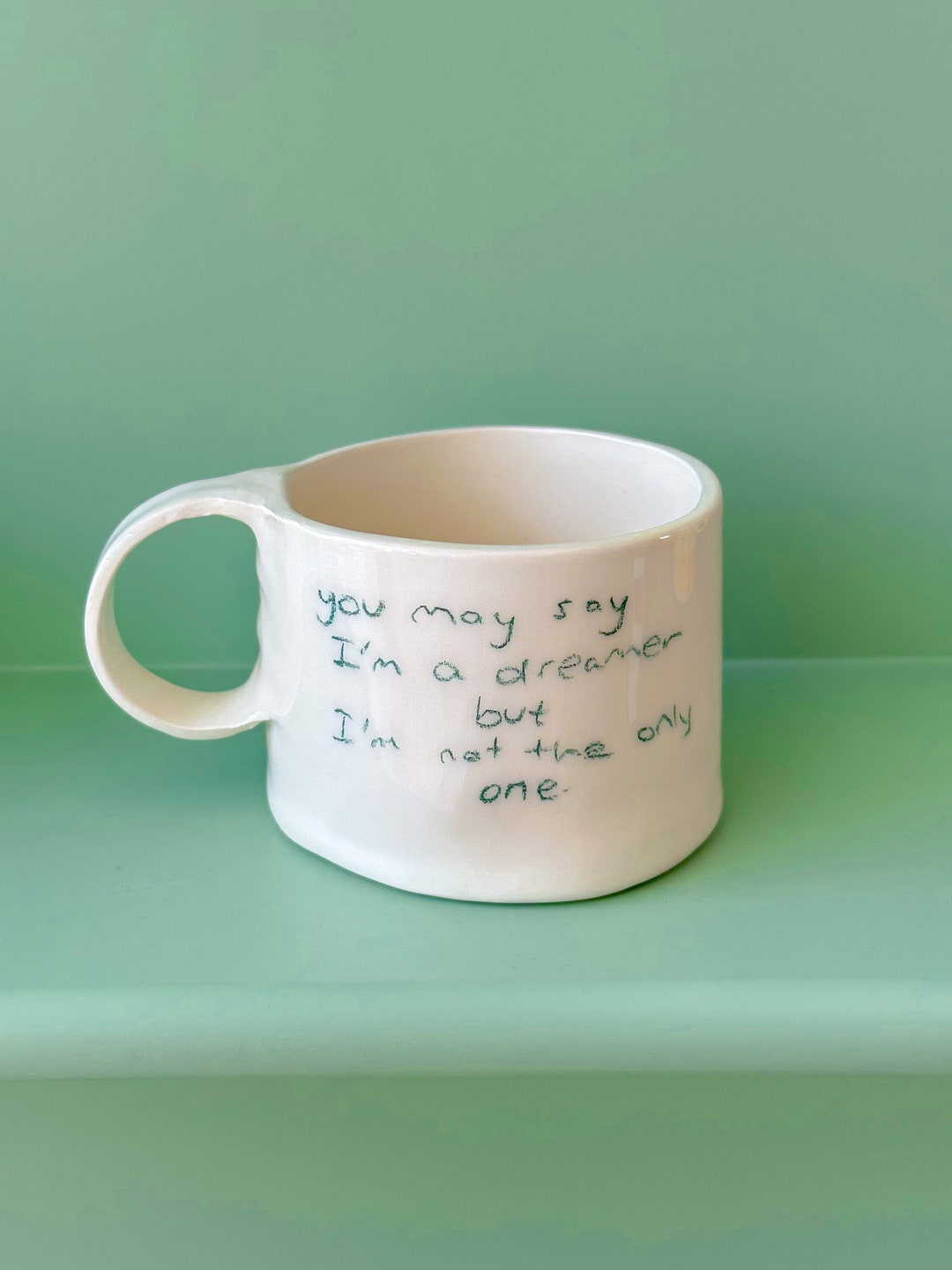 Imagine Ceramic Handmade Pottery Mug Craft Gift Idea Coffee Cup Gift ...