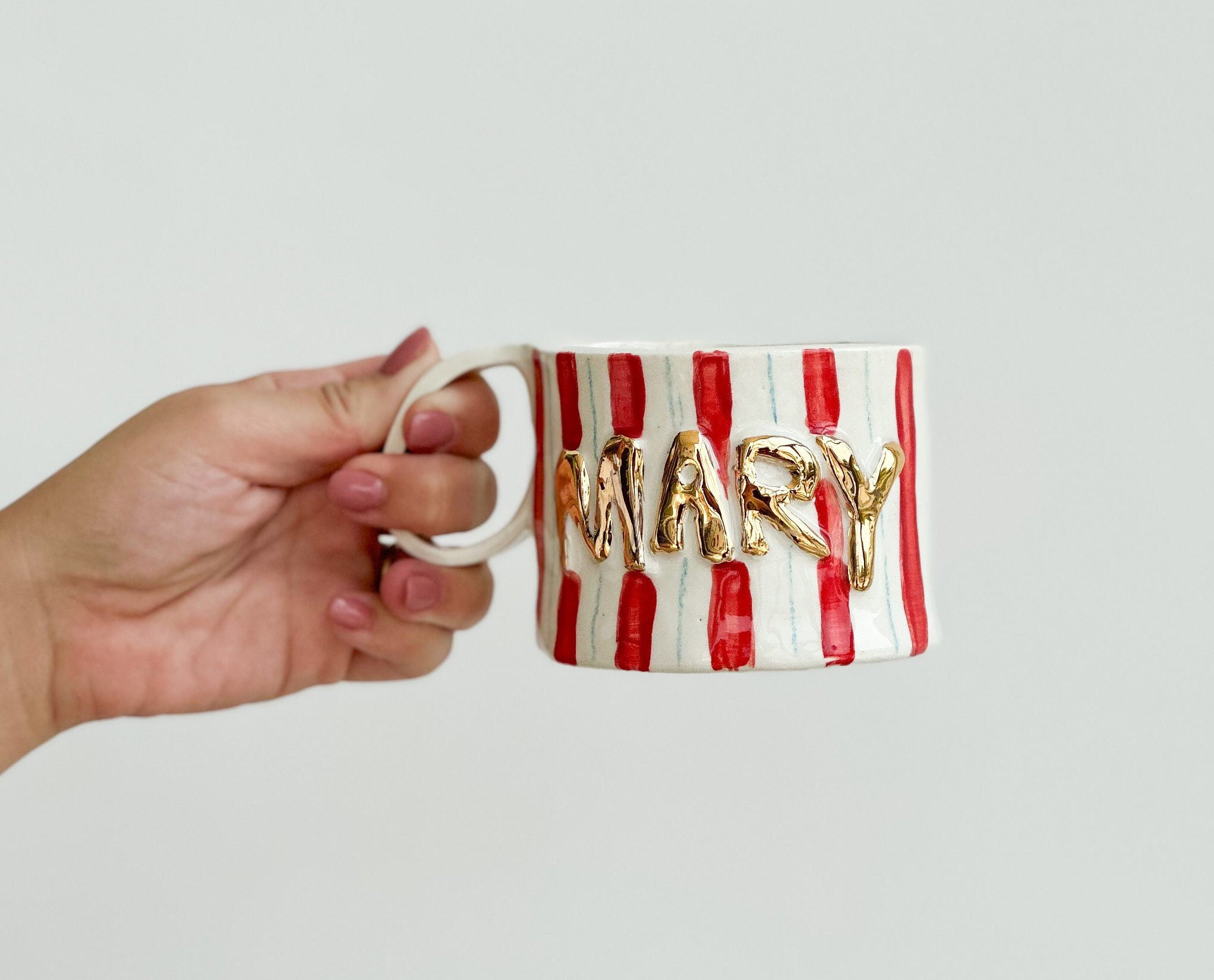 Custom Design Name Ceramic Handmade Pottery Mug Craft Gift - Etsy UK