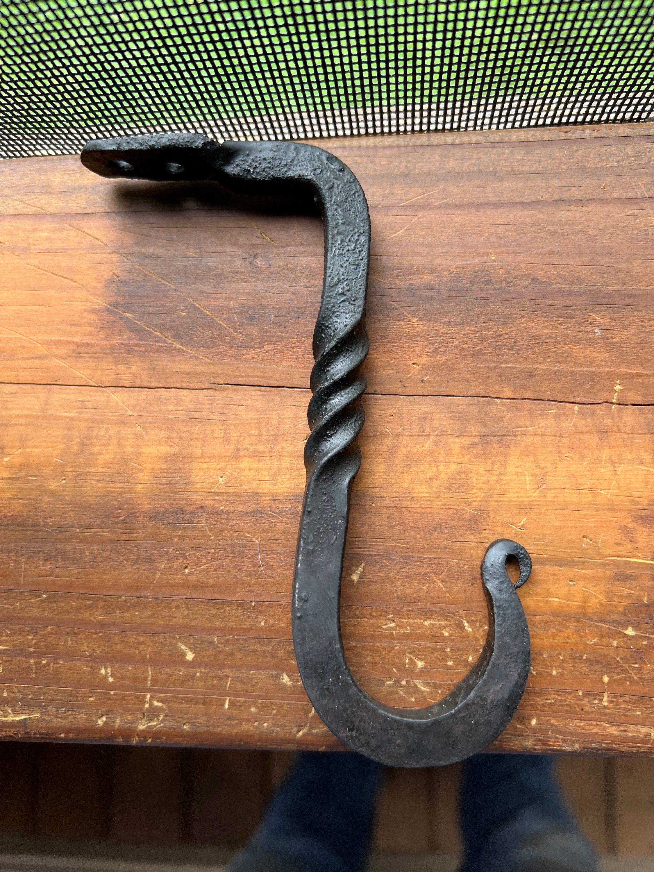 Heavy Duty Ceiling Hook / Hand Forged / Mantle Hook / Porch - Etsy
