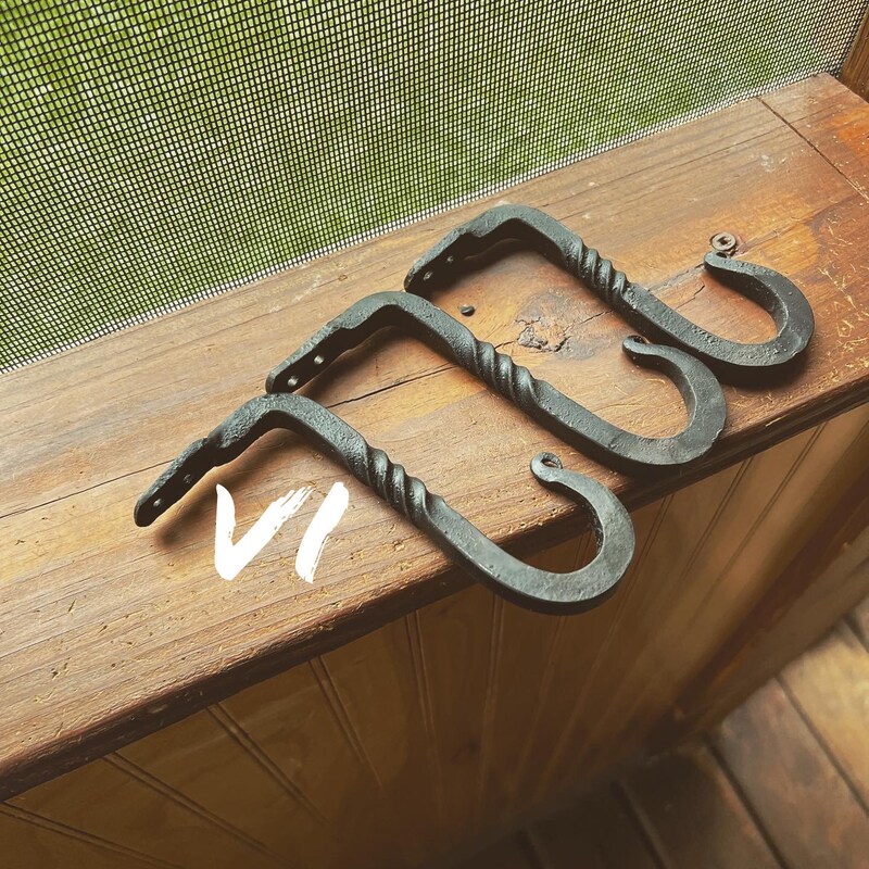 Hand Forged Hooks - Etsy