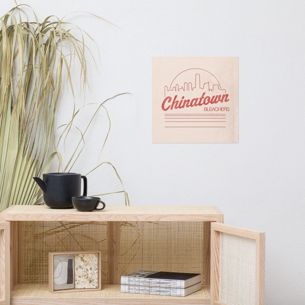 Chinatown Bleachers Poster - Etsy