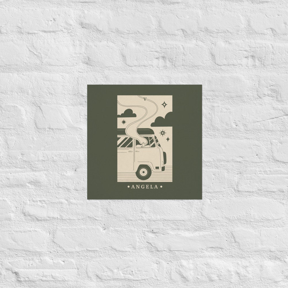 Angela Tarot Card Poster | Etsy