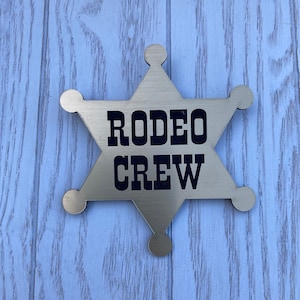 Rodeo Crew Badges - Etsy