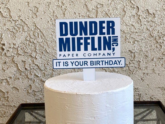 The Office Reusable Cake Topper | Etsy